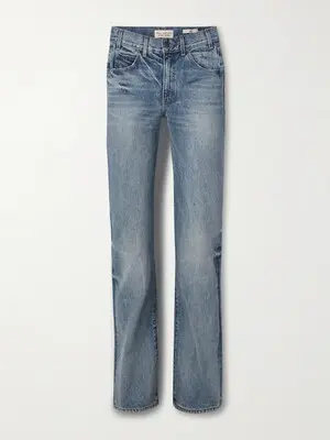 NILI LOTAN Joan High-rise Straight-leg Jeans - Blue