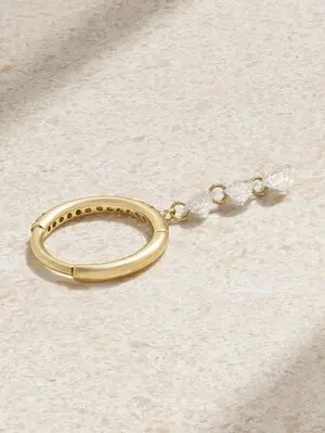 PERSEE 18-karat Diamond Hoop Earring