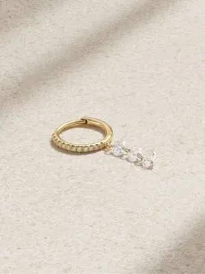 PERSEE 18-karat Diamond Hoop Earring