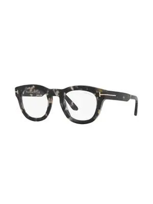 TOM FORD Tortoiseshell Square-frame Glasses - Black