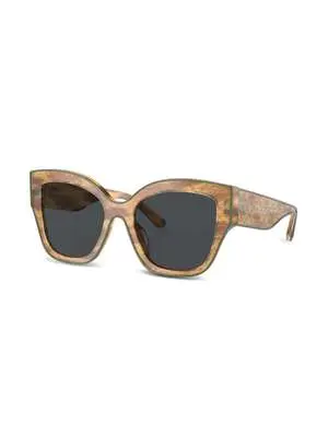 Tory Burch Logo-print Cat-eye Sunglasses