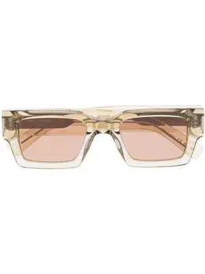 Saint Laurent Sl 572 Square-frame Sunglasses - Yellow