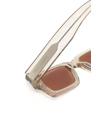 Saint Laurent Sl 572 Square-frame Sunglasses - Yellow