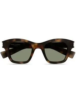 Saint Laurent Saint Laurent Eyewear Sl 592 Cat-Eye Sunglasses Brown