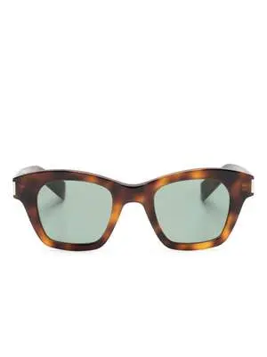 Saint Laurent Sl 592 Cat-eye Sunglasses - Green