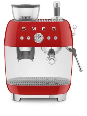 SMEG 50's Style Espresso Coffee Machine - Red