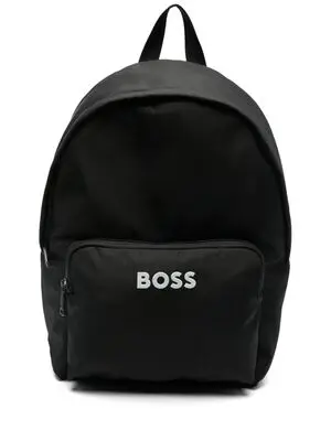 BOSS Catch 3.0 Logo-appliqué Backpack - Black