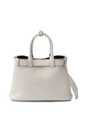 Prada Small Buckle Tote - White