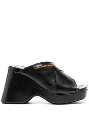 Alexander Wang Float 105mm Platform Leather Sandals