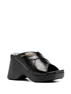 Alexander Wang Float 105mm Platform Leather Sandals