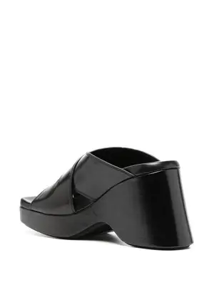 Alexander Wang Float 105mm Platform Leather Sandals