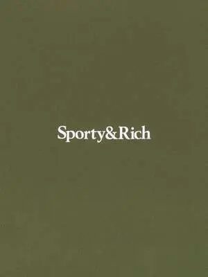 SPORTY & RICH Serif Logo Sports Tank Top - Green