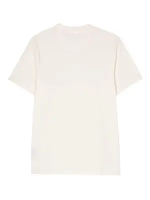 Barbour Logo-print Cotton T-shirt - Neutrals