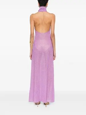 Oseree Lurex Maxi Dress