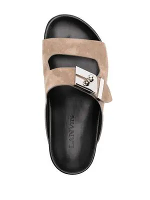 LANVIN Side-buckle Leather Sandals