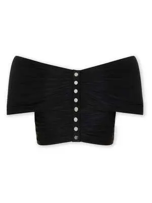 Rabanne Off-shoulder Draped Top