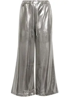 DOUBLET Metallic-finish Wide-leg Trousers