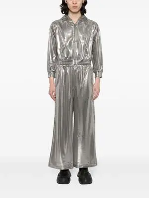 DOUBLET Metallic-finish Wide-leg Trousers