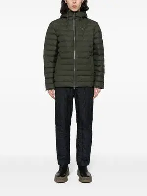 Rains Lohka Hooded Puffer Jacket - Green