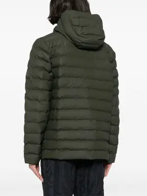 Rains Lohka Hooded Puffer Jacket - Green