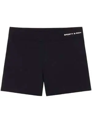 SPORTY & RICH Logo-print Shorts
