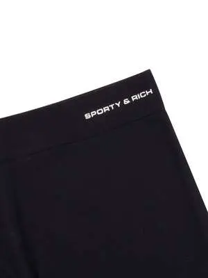 SPORTY & RICH Logo-print Shorts