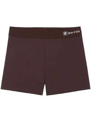 SPORTY & RICH Runner Script Shorts
