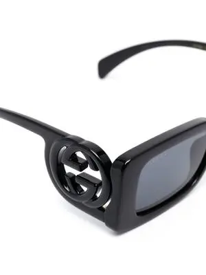 Gucci Interlocking G Rectangle-frame Sunglasses