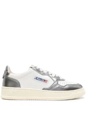 AUTRY Medalist Leather Sneakers - Grey