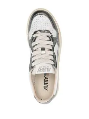 AUTRY Medalist Leather Sneakers - Grey