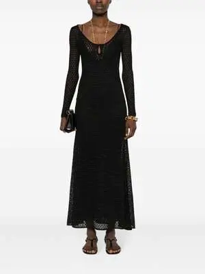 TOM FORD Lurex Crochet Maxi Dress