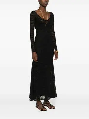 TOM FORD Lurex Crochet Maxi Dress