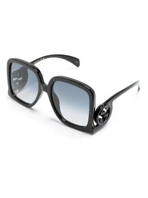 Gucci Interlocking-g Oversize-frame Sunglasses