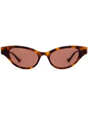 Gucci Cat-Eye Frame Sunglasses Brown