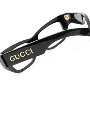 Gucci Logo Cat-eye Glasses