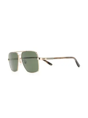 Gucci Pilot-frame Metal Sunglasses