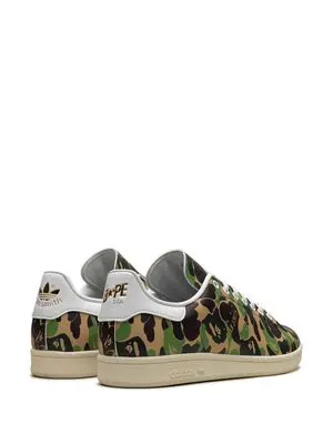 Adidas Stan Smith A Bathing Ape Abc Camo Sneakers