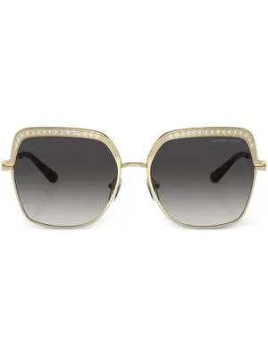 Michael Kors Square-frame Sunglasses - Gold
