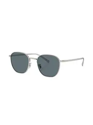 Oliver Spencer Rynn Square-frame Sunglasses - Silver