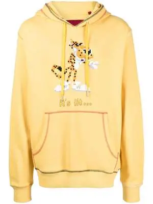 MOSTLY HEARD RARELY SEEN Graphic-print Cotton Hoodie