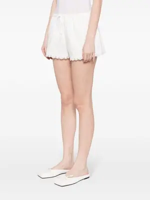 REFORMATION Marley Floral-lace Shorts