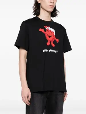 MOSTLY HEARD RARELY SEEN 8-BIT Graphic-print Cotton T-shirt - Black