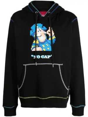 MOSTLY HEARD RARELY SEEN Graphic-print Cotton Hoodie