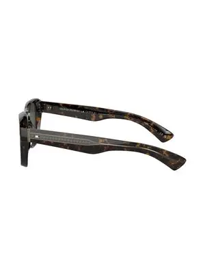 Oliver Spencer Maysen Square-frame Sunglasses - Green