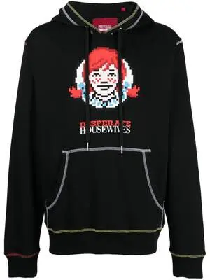 MOSTLY HEARD RARELY SEEN Graphic-print Cotton Hoodie