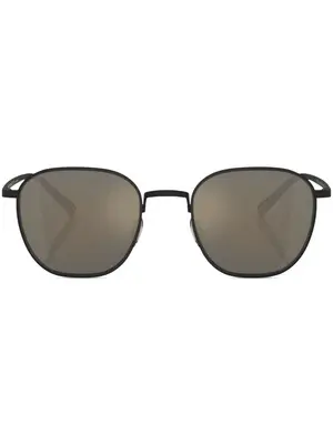 Oliver Spencer Rynn Square-frame Sunglasses - Black
