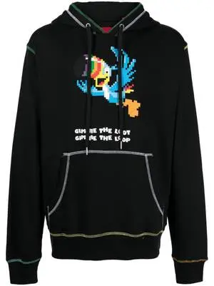 MOSTLY HEARD RARELY SEEN Graphic-print Cotton Hoodie