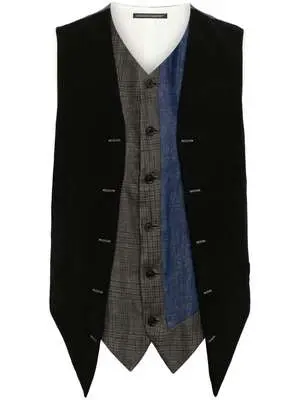 Yohji Yamamoto Layered-effect Waistcoat