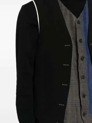 Yohji Yamamoto Layered-effect Waistcoat