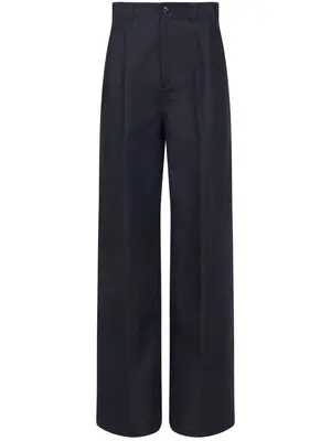 MAISON MARGIELA Wide-leg Tailored Trousers - Black